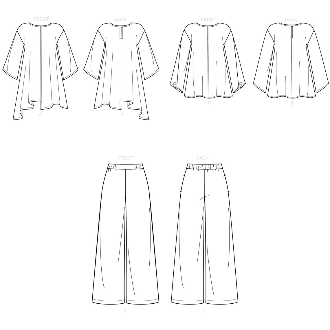 Simplicity 9149 Misses Tops and Pants Sizes 8 10 12 14 - Etsy