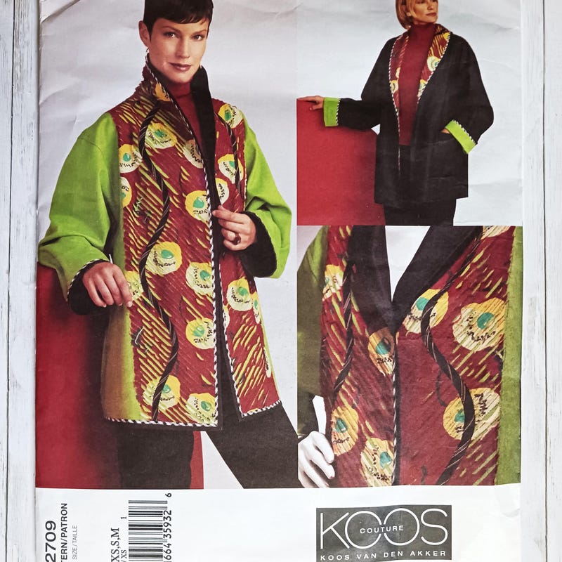 Vogue Jacket Pattern - Etsy
