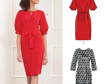 Butterick 6130, Misses Dress and Jumpsuit Pattern, Sizes 14, 16, 18, 20 ...