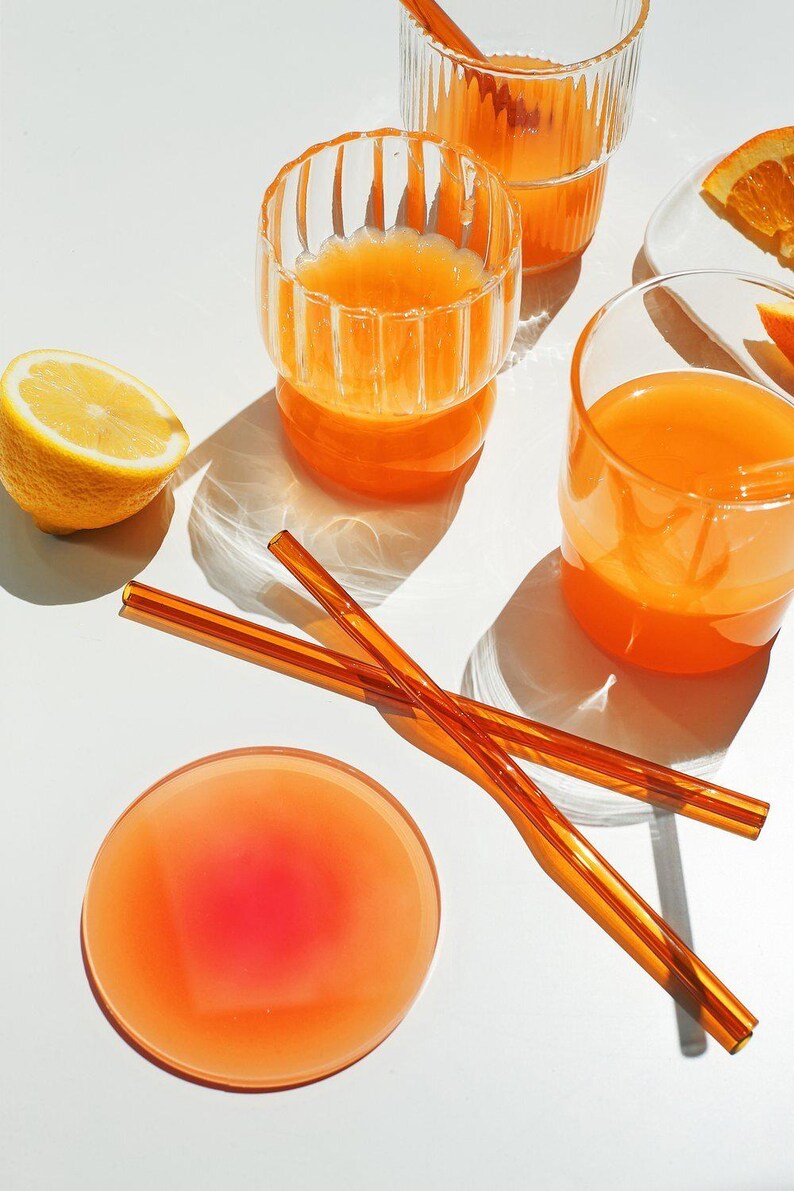 Acrylic Ombre Coasters – Colorful Gradient Drink Coaster Set, Modern ...