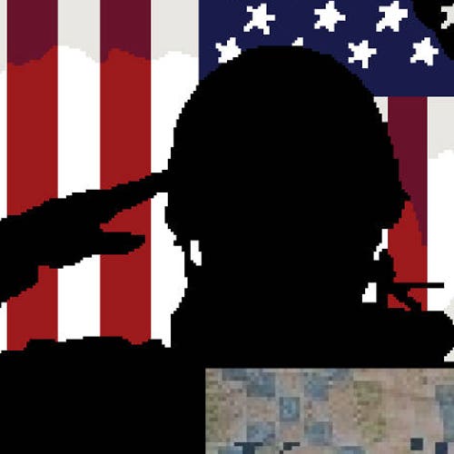 Saluting Soldier Flag Pattern Graph With Single Crochet - Etsy