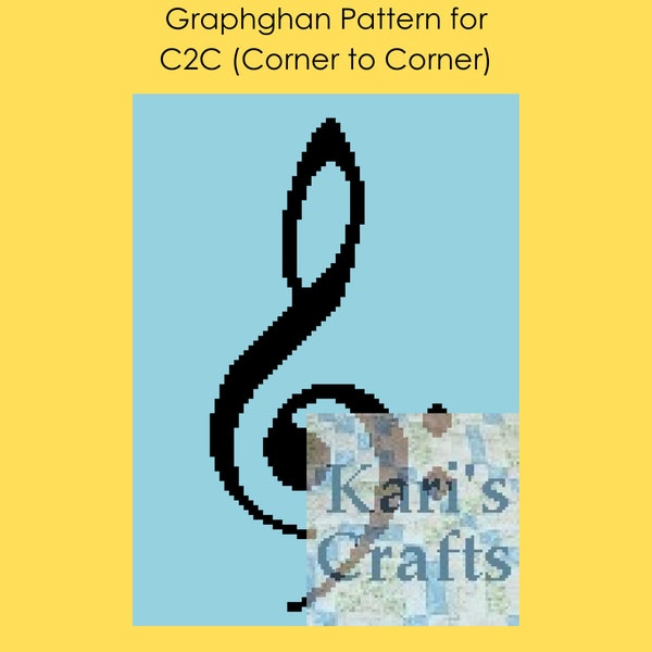 Bass Clef Pattern - Etsy