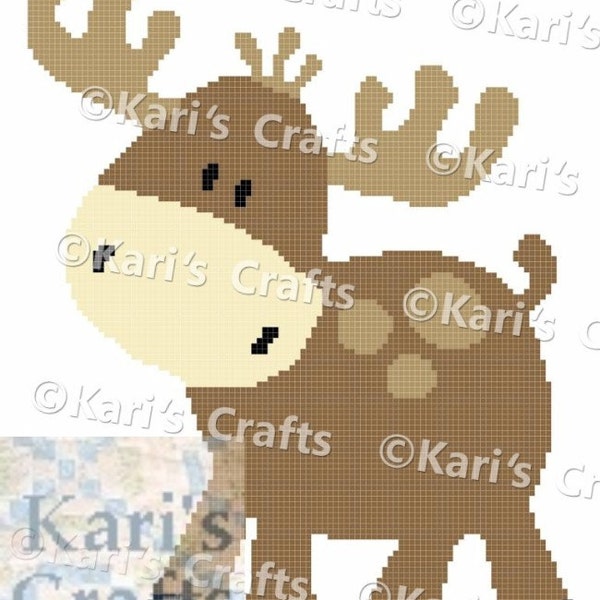 Moose Pattern - Etsy