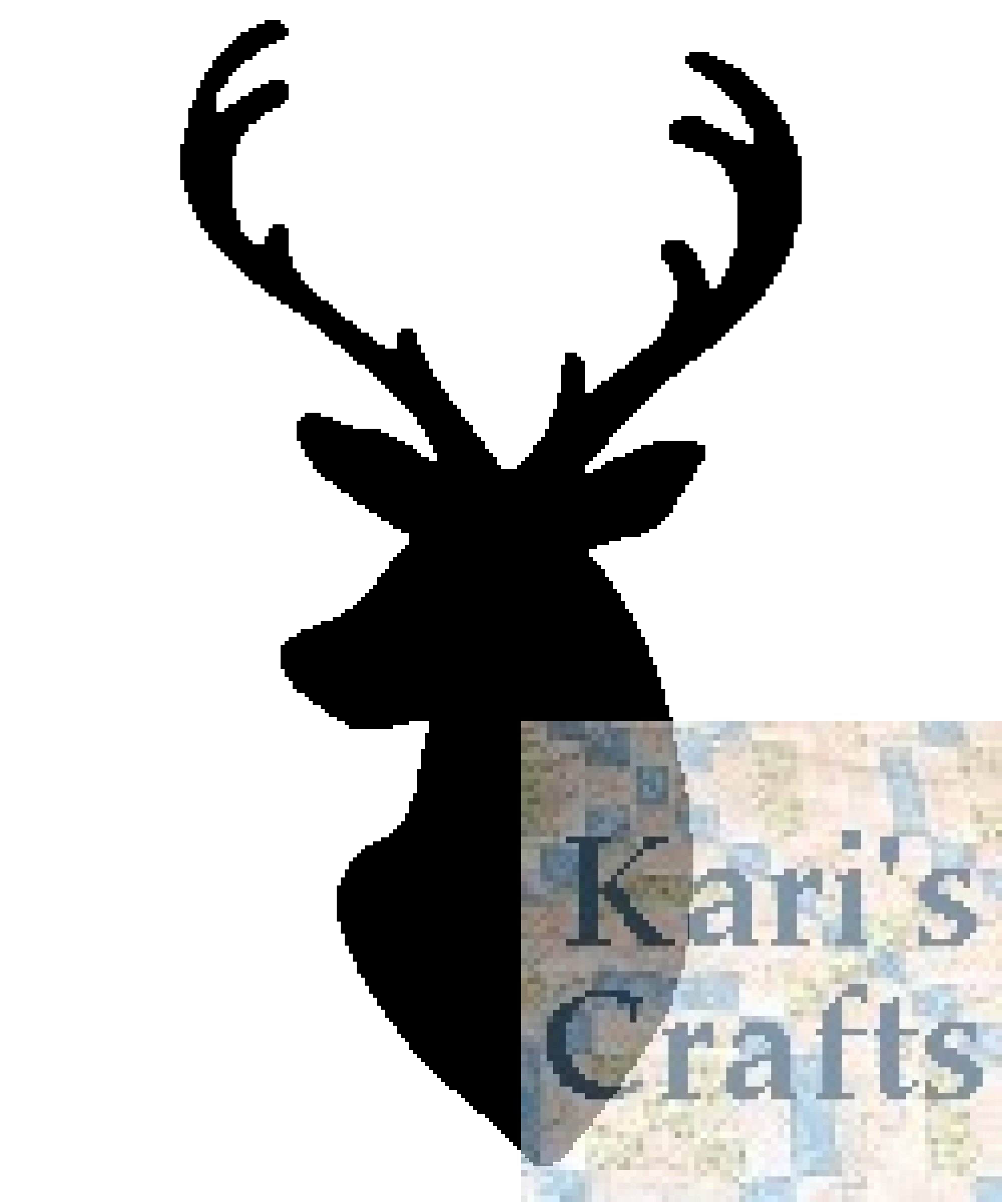 Deer Head Silhouette Afghan PDF Pattern for Single Crochet or - Etsy Norway