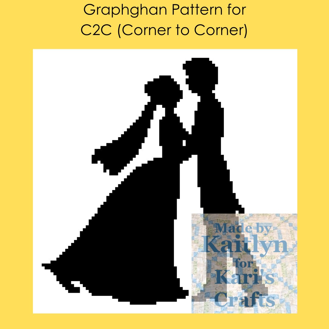 First Dance C2C Corner to Corner Afghan Blanket PDF Pattern - Graph ...
