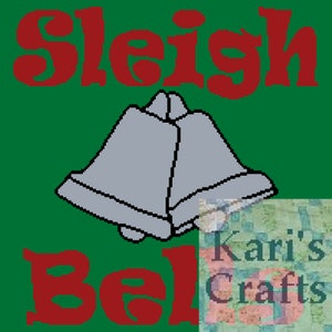 Sleigh Bells Ring Afghan Throw Blanket PDF Pattern for Single Crochet ...