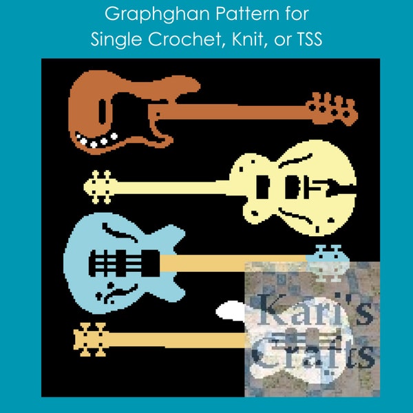 Guitar Crochet Patterns - Etsy
