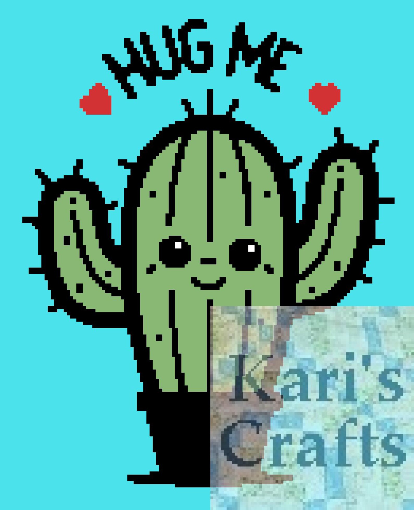 Cactus Hug Me Baby Blanket Pattern: Single Crochet, Knit or TSS ...