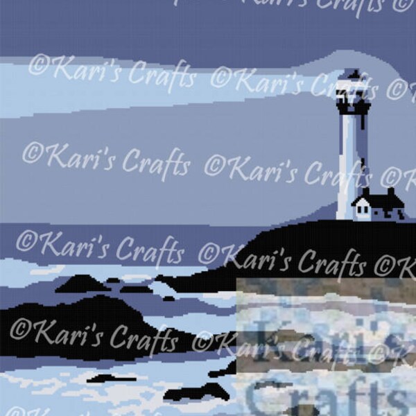 Crochet Lighthouse Afghan Pattern - Etsy