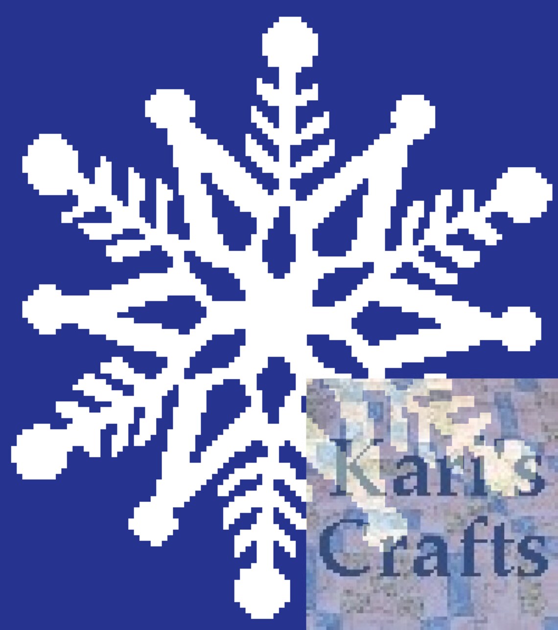 Snowflake 3 C2C Corner to Corner Afghan Blanket PDF Pattern - Graph ...