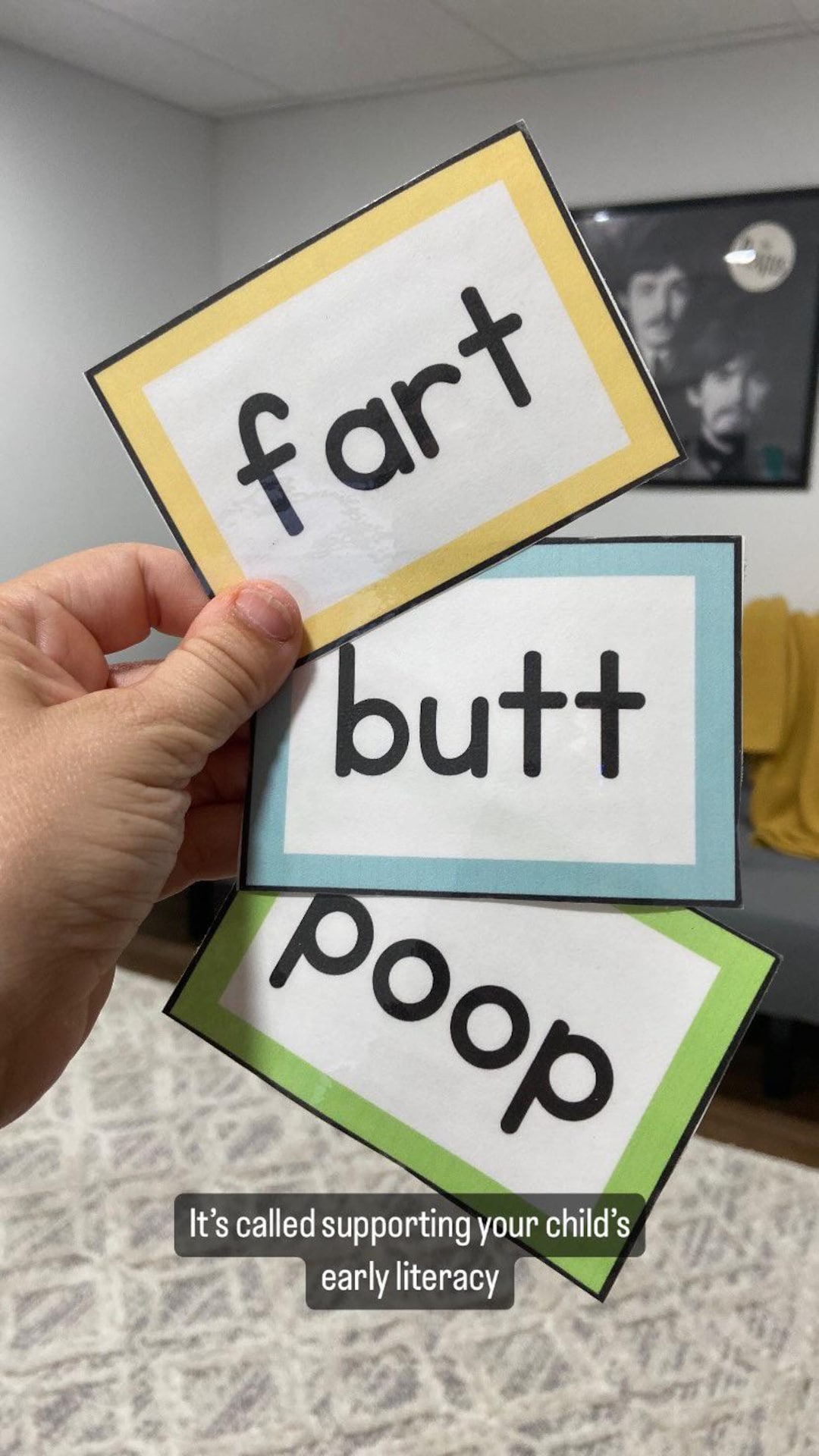 Rude Flash Cards for Early Literacy Kids Learning to Read - Etsy