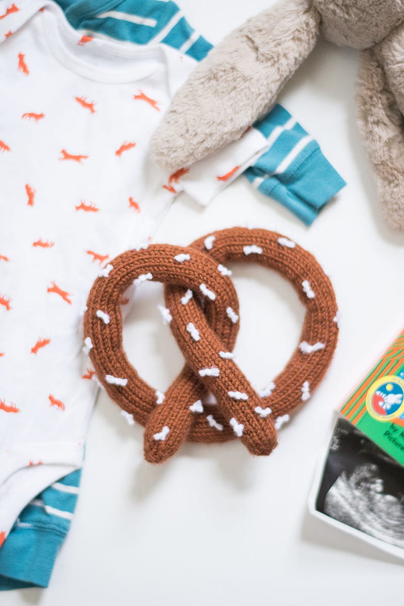 Pretzel Rattle Knitting Pattern - Etsy