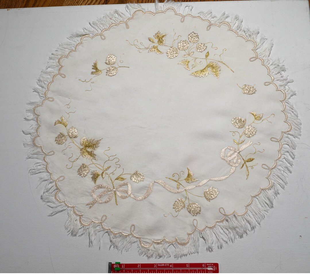 Antique Silk Society Embroidery Depicting Hops Flower - Etsy