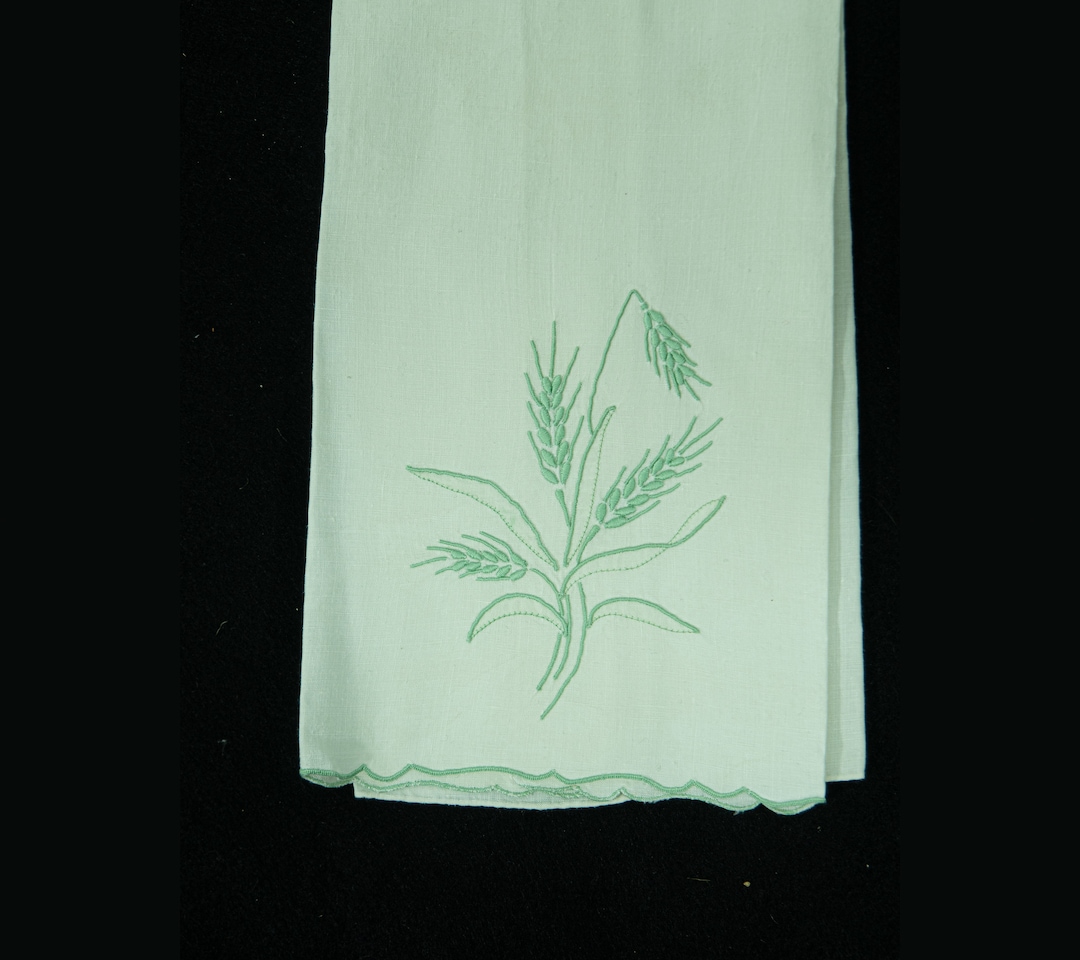 Antique Marghab Wheat Pattern Hand Towel - Etsy