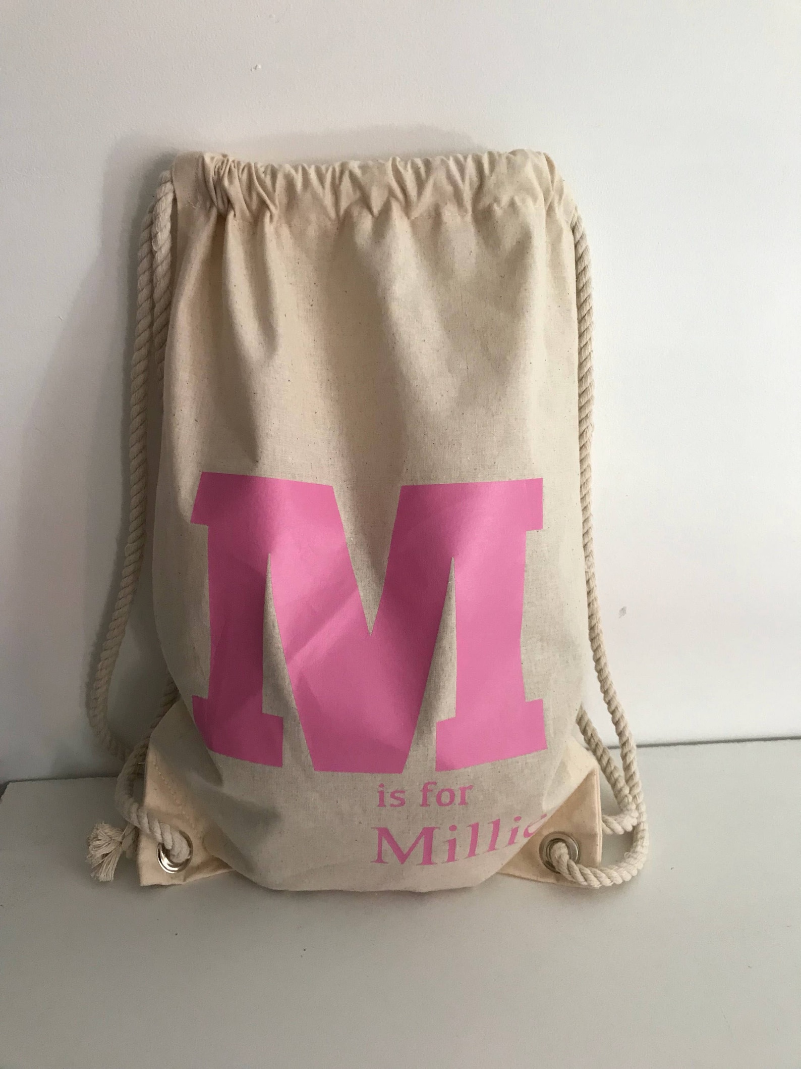 Personalised Library Bag/backpack / Book Bag /school Bag | Etsy Australia