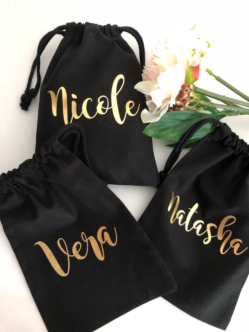 Personalized Favor, Wedding Favor Bag, Guest Wedding Bag, Bridesmaid ...