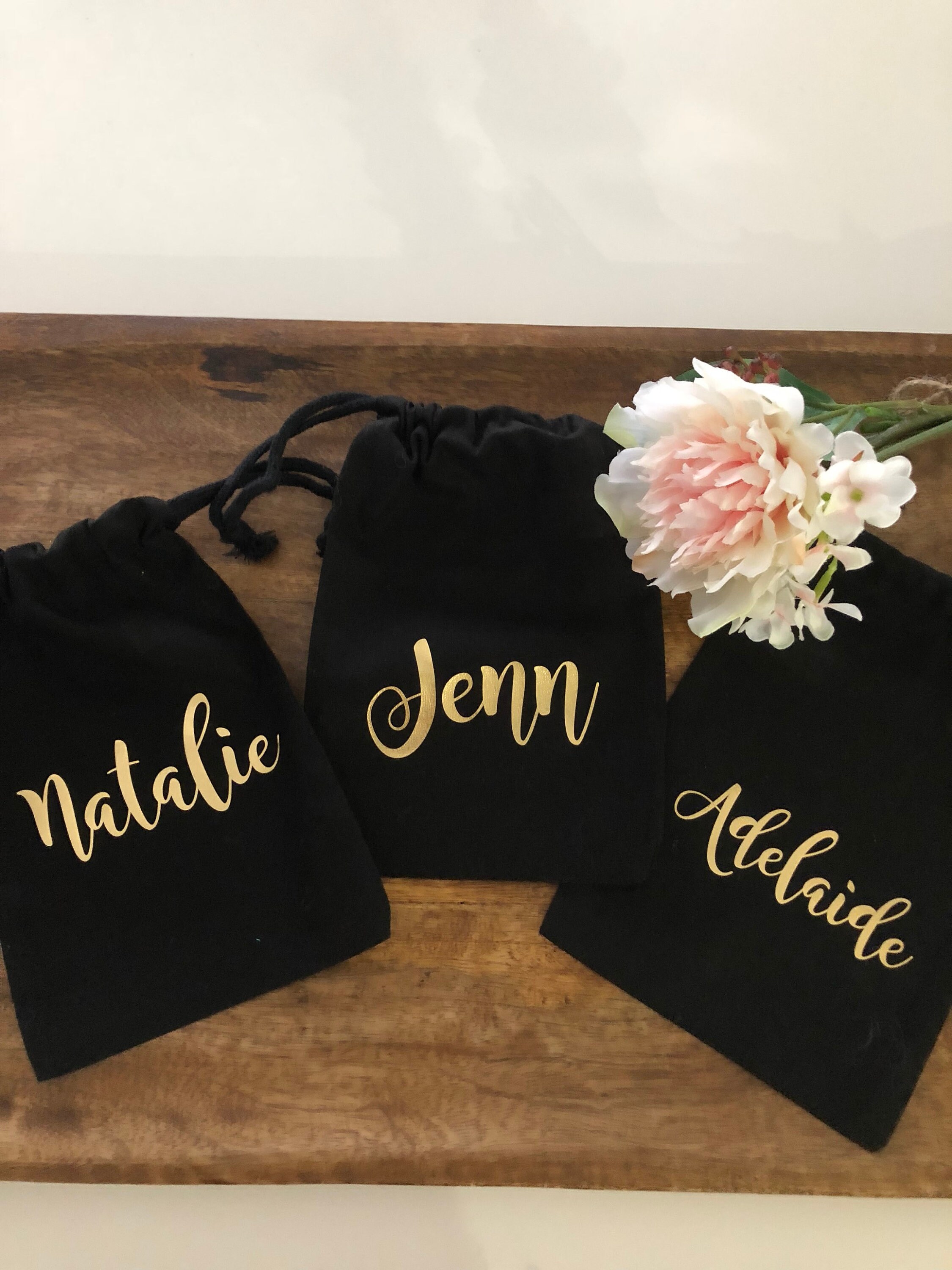 Personalized Favor, Wedding Favor Bag, Guest Wedding Bag, Bridesmaid ...