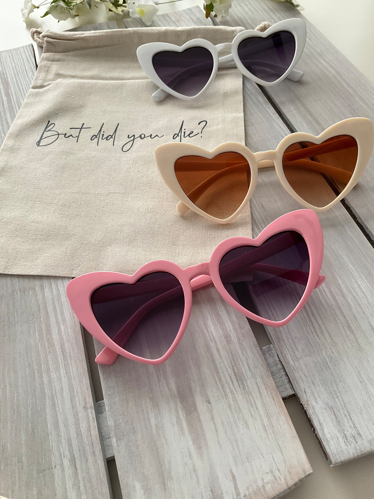 Heart Shape Sunglasses Heart Sunglasses Bridesmaid - Etsy