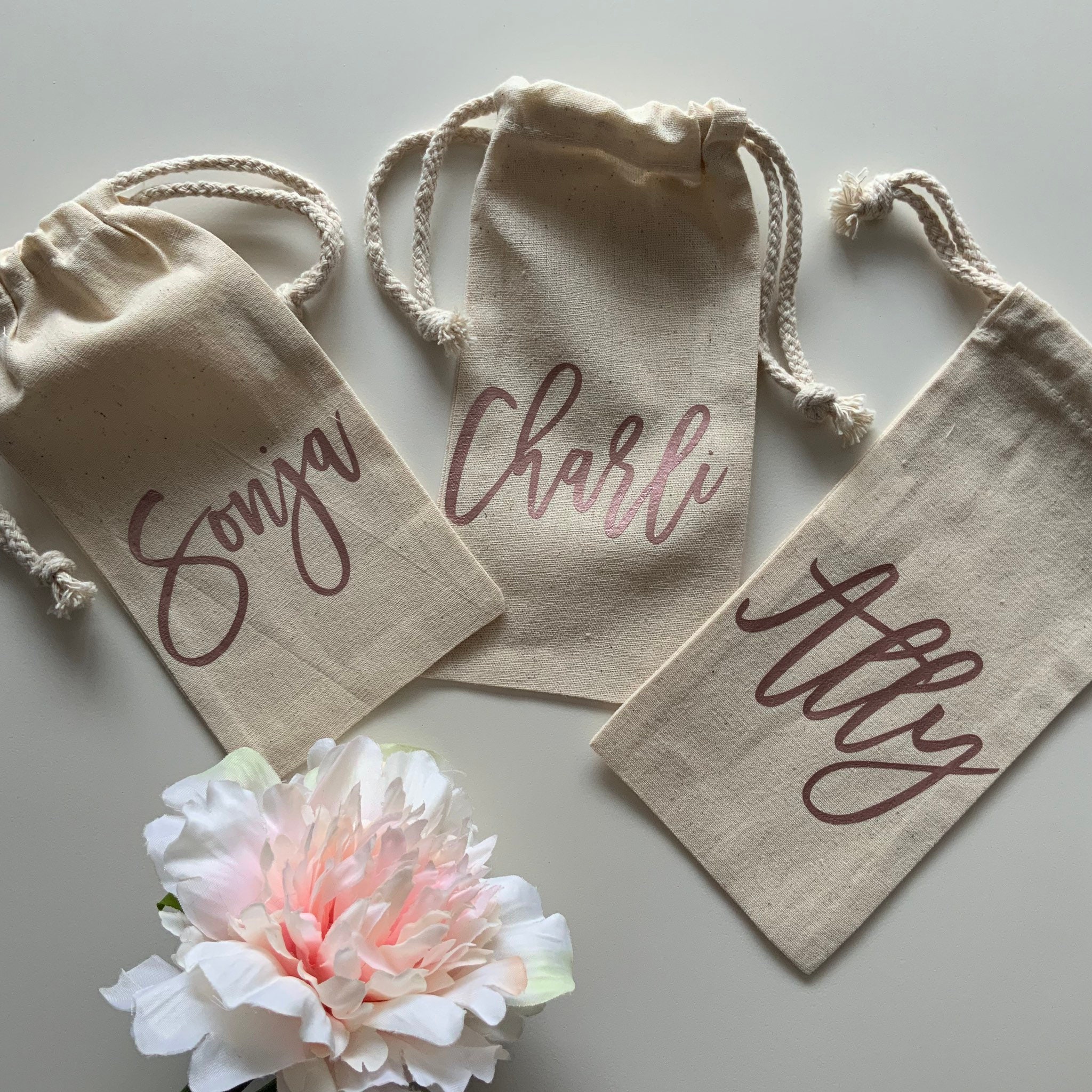 Favour Bag Personalised Favour Bag Wedding Gift Cotton Bag | Etsy