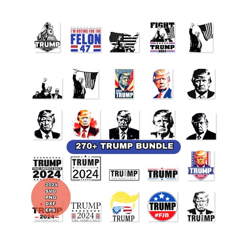 Donald Trump Clipart - Etsy