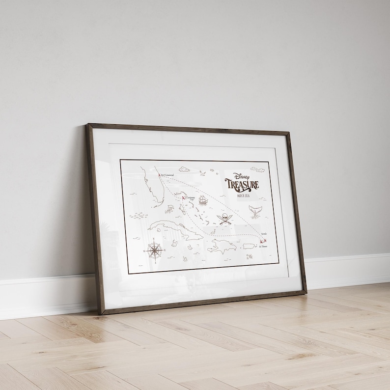 Disney Cruise Itinerary Map Printable - Port Canaveral • Tortola • St ...