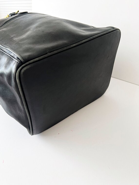 Vintage coach backpack / black leather - Gem