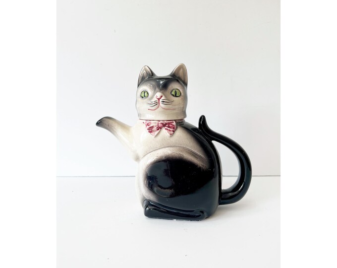 Vintage Cat Teapot Ceramic 1960s Cute Figurine Teapot - Etsy