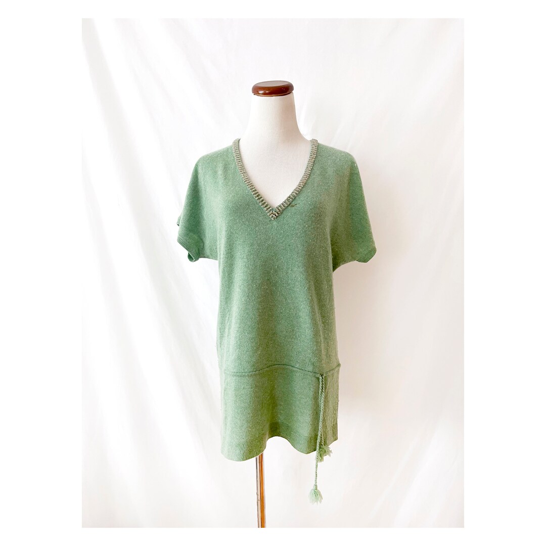 Vintage Barneys Coop Beaded Cashmere Sweater Large - Etsy