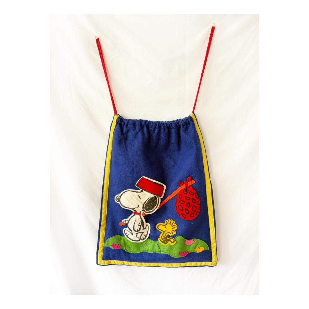 Simon Simple Originals Snoopy Woodstock Lined Laundry Camp Bag - Etsy