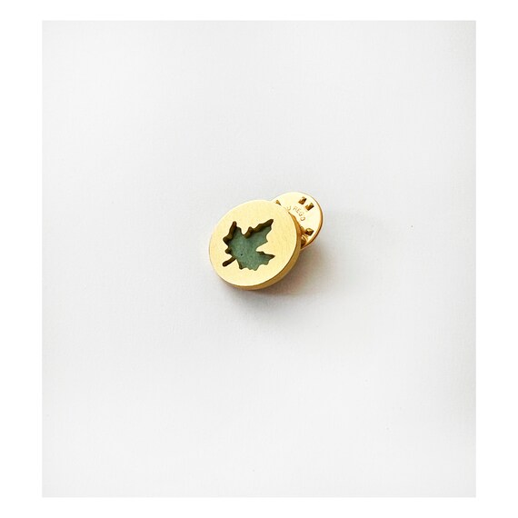 Vintage Maple Leaf Lapel Pin | Etsy