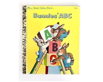 Golden Book Abc | Etsy