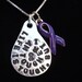 Life is Tough but I Am Tougher Purple Awareness Ribbon - Etsy