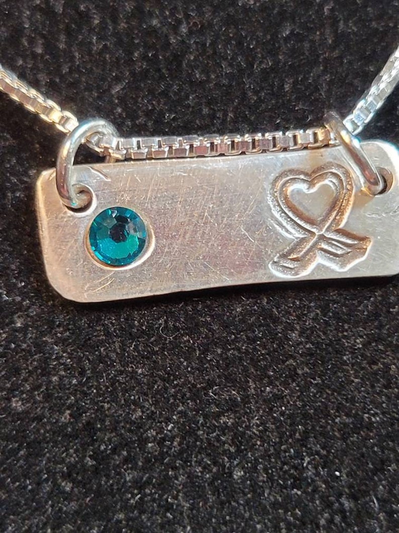 Ovarian Cancer Awareness Month Teal Engravable Inspirational Cancer ...