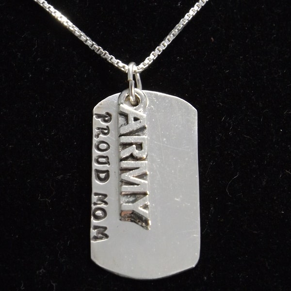 Proud Army Necklace - Etsy