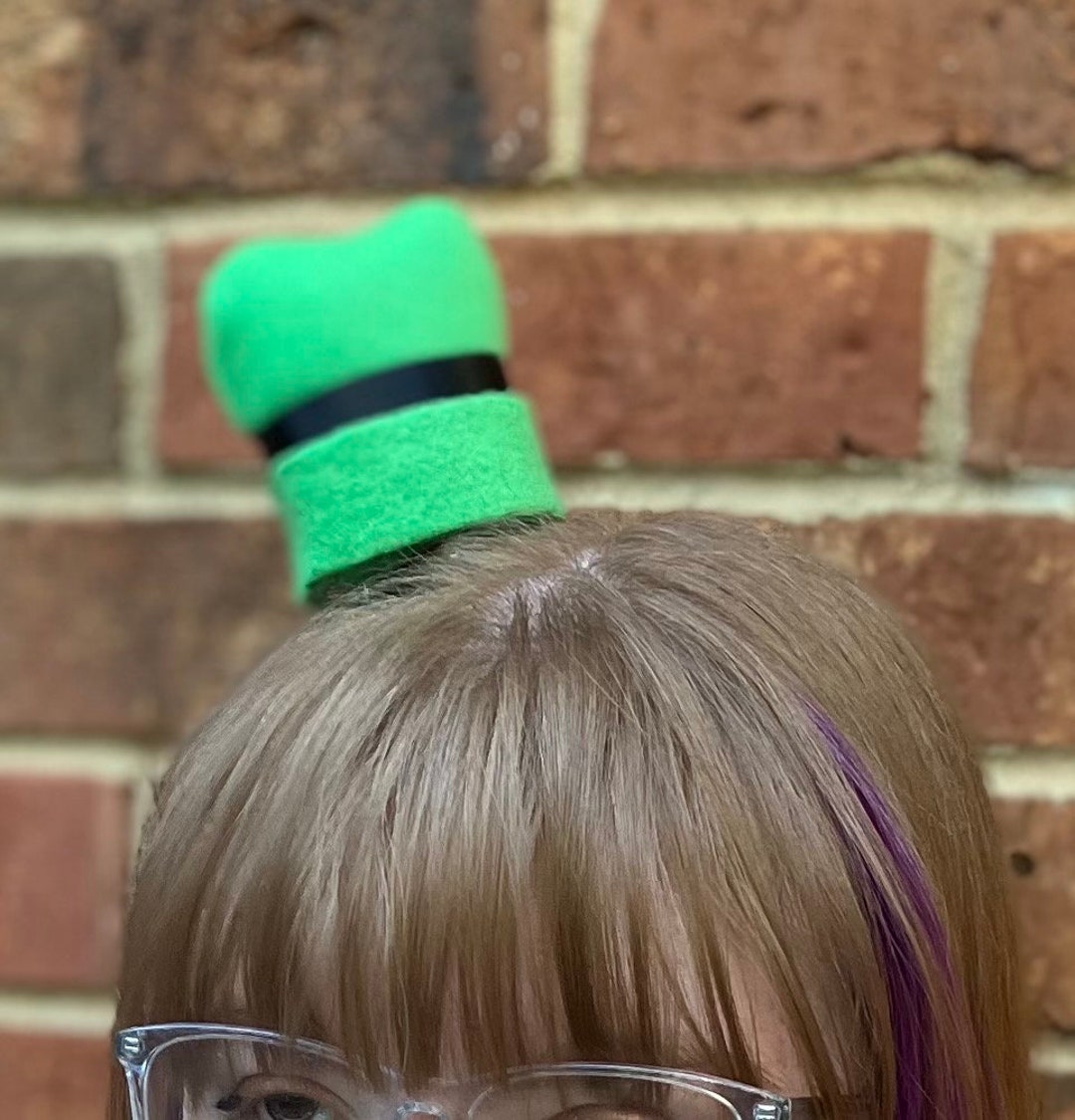 Goofy Mini Hat Green Goofy Mini Fascinator Mini Clip-on Hat - Etsy