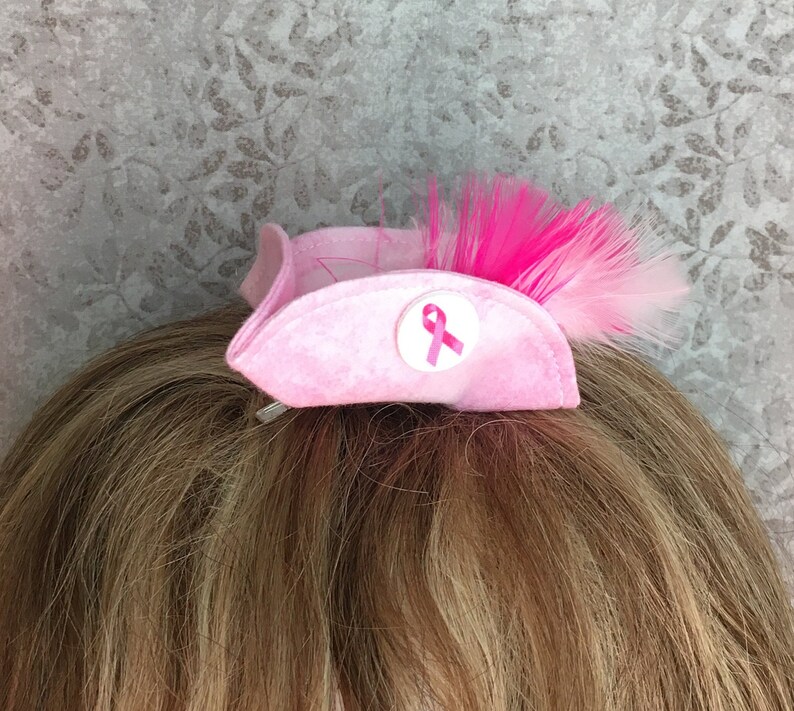 Mini Pink Pirate Hat Choice of BCA Ribbon or Skull and - Etsy