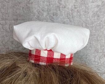 Mini Chef's Hat Traditional White Fabric Pastry Chef Fascinator - Etsy