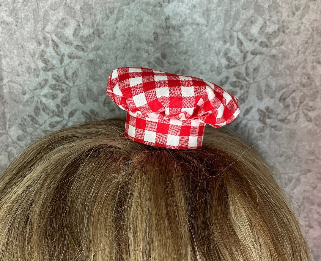 Mini Chef's Hat Multiple Colors With White Checkered - Etsy