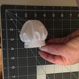 Mini Chef's Hat - Traditional White Fabric - Pastry Chef Fascinator - Etsy