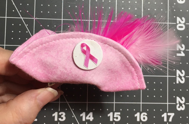 Mini Pink Pirate Hat Choice of BCA Ribbon or Skull and - Etsy