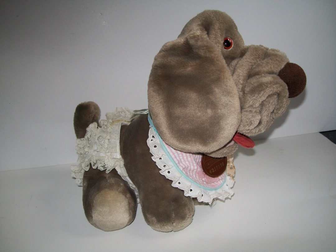 Baby Wrinkles Puppy Dog Ganz Plush 1981 - Etsy