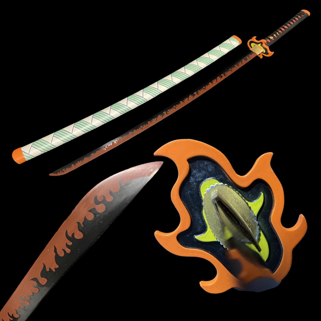 Handmade Anime Samurai Sword Japanese Samurai Sword Full Tang High ...