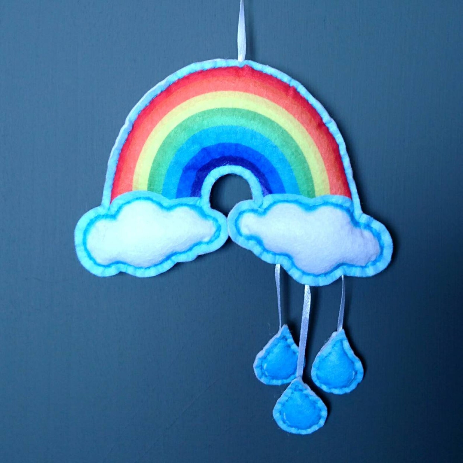 Rainbow Craft Kit Sew Your Own Felt Rainbow Decoration - Etsy UK