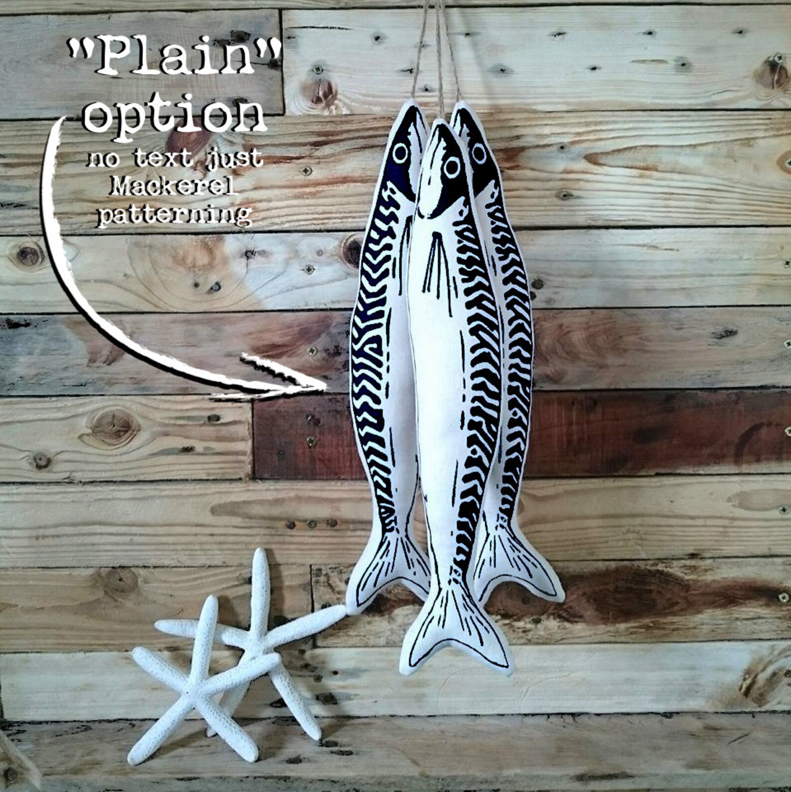 Hanging Stuffed Fish Trio Seaside Decor Wall Hanging | Etsy