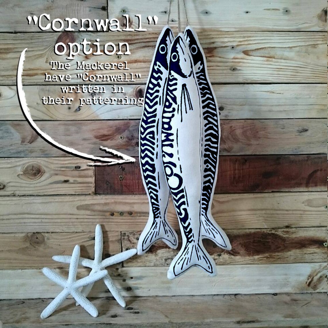 Hanging Stuffed Fish Trio Seaside Decor Wall Hanging | Etsy