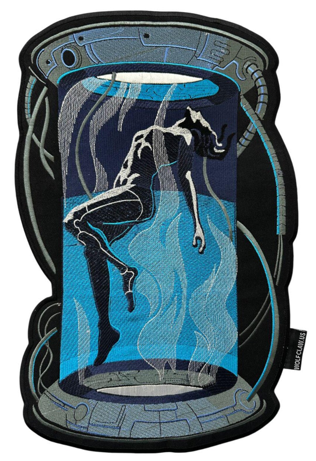 Bacta Tank Cryogenic Chamber Sci-fi Embroidered Patch - Large Iron-on ...