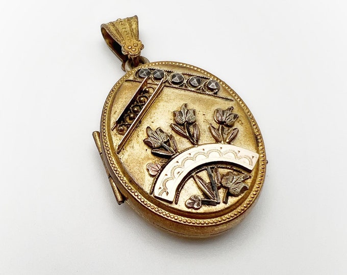 Vintage 1800s Antique Victorian Mourning Locket Keepsake Pendant - Etsy