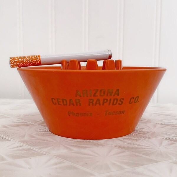 Orange Ashtray - Etsy