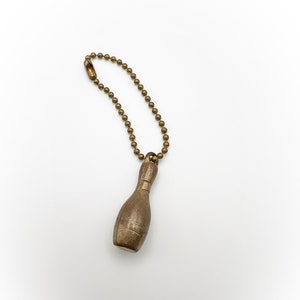 Vintage Bowling Pin Keychain - Etsy