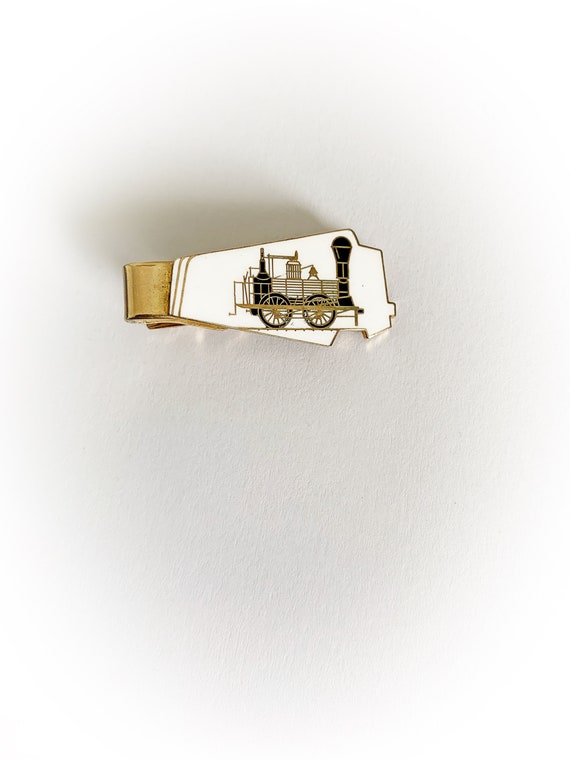 vintage tie clip robbins - Gem